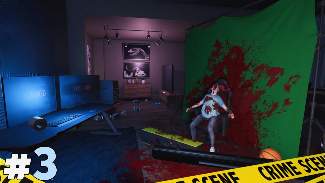 GAMING ROOM MAIN DEAD BODY||CRIME SCENE CLEANER GAMEPLAY - YouTube