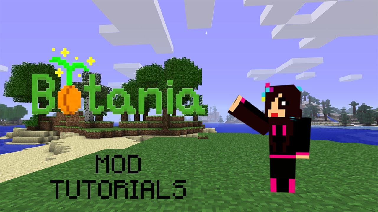 Botania Mod Tutorial: Wand of Forrest & Daybloom - YouTube
