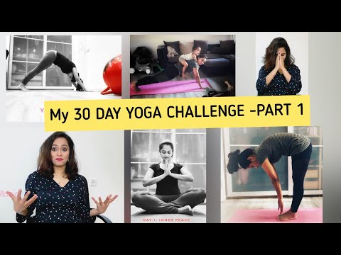 My 30 Day Yoga Challenge Part-1 || Tiamo ||
