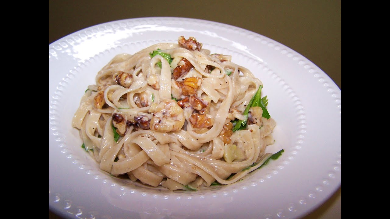 Pasta with Walnuts - Gluten Free - YouTube