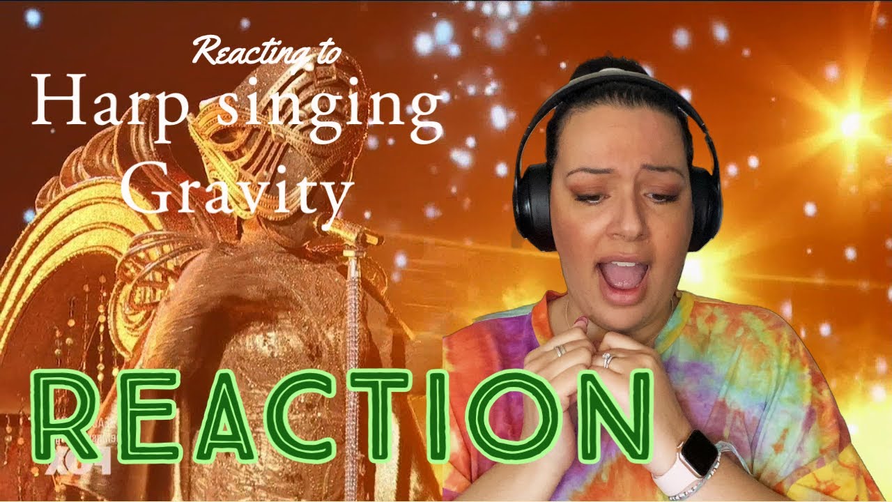 REACT TO: The Harp (Amber Riley) singing Gravity on The Masked Singer ...