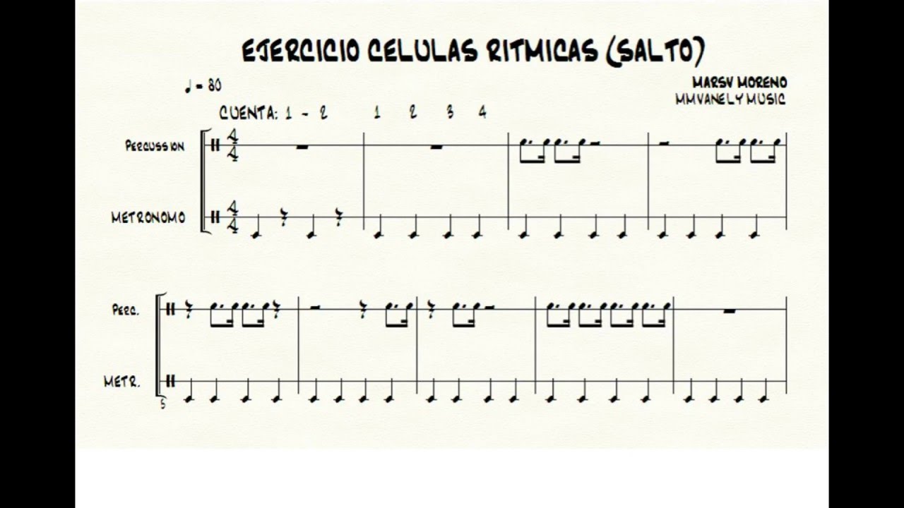EJERCICIO RÍTMICO DE SALTO - YouTube