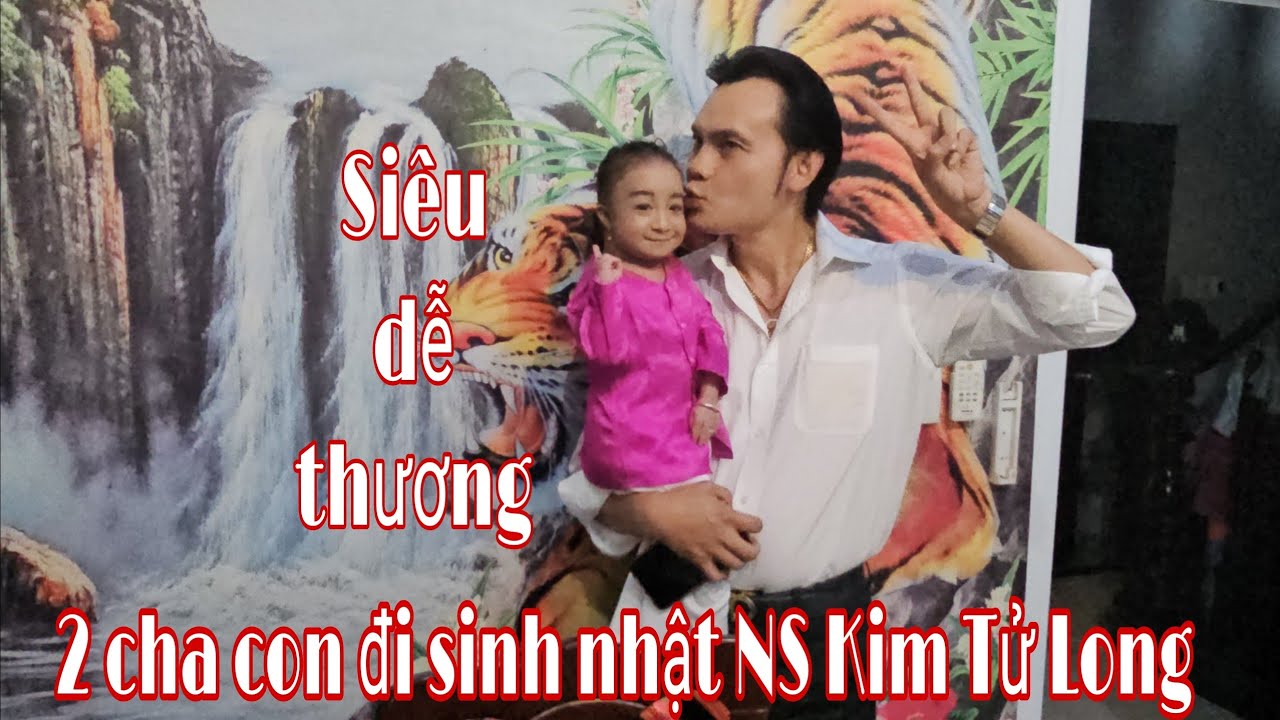 Cha Kim Tiểu Long ẳm con Kim Tiểu Ly đi sinh nhật NS Kim Tử Long - YouTube