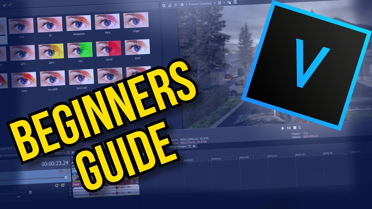 Beginner COD Edit Tutorial in Sony Vegas - YouTube