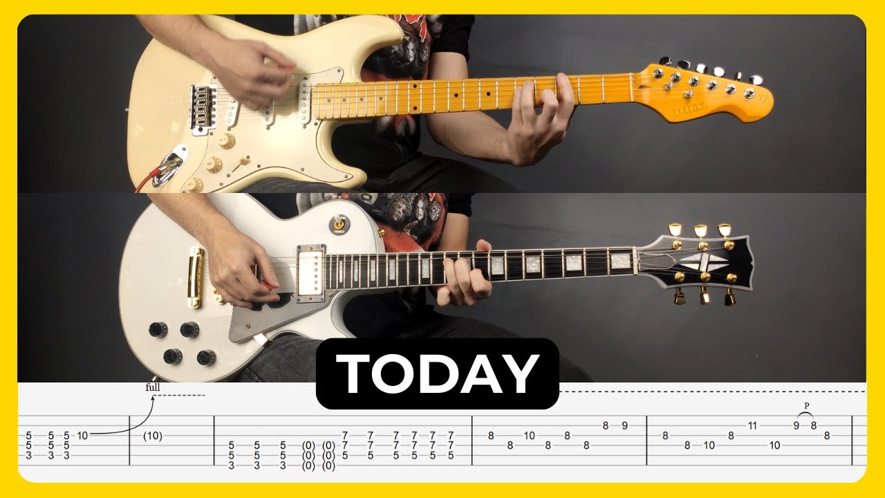 Today - The Smashing Pumpkins | Tabs | Guitar Lesson | Cover | Tutorial ...