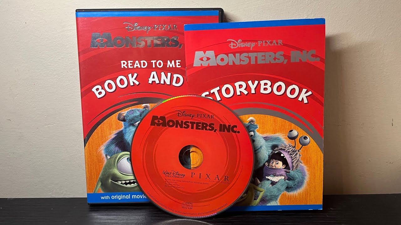 Monsters Inc. Read To Me Book And CD (UK) DVD Unboxing - Disney Pixar ...