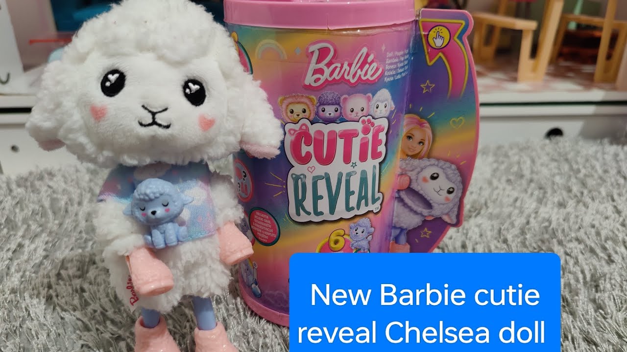 New Barbie cutie reveal Chelsea doll cute lamb costume and many ...