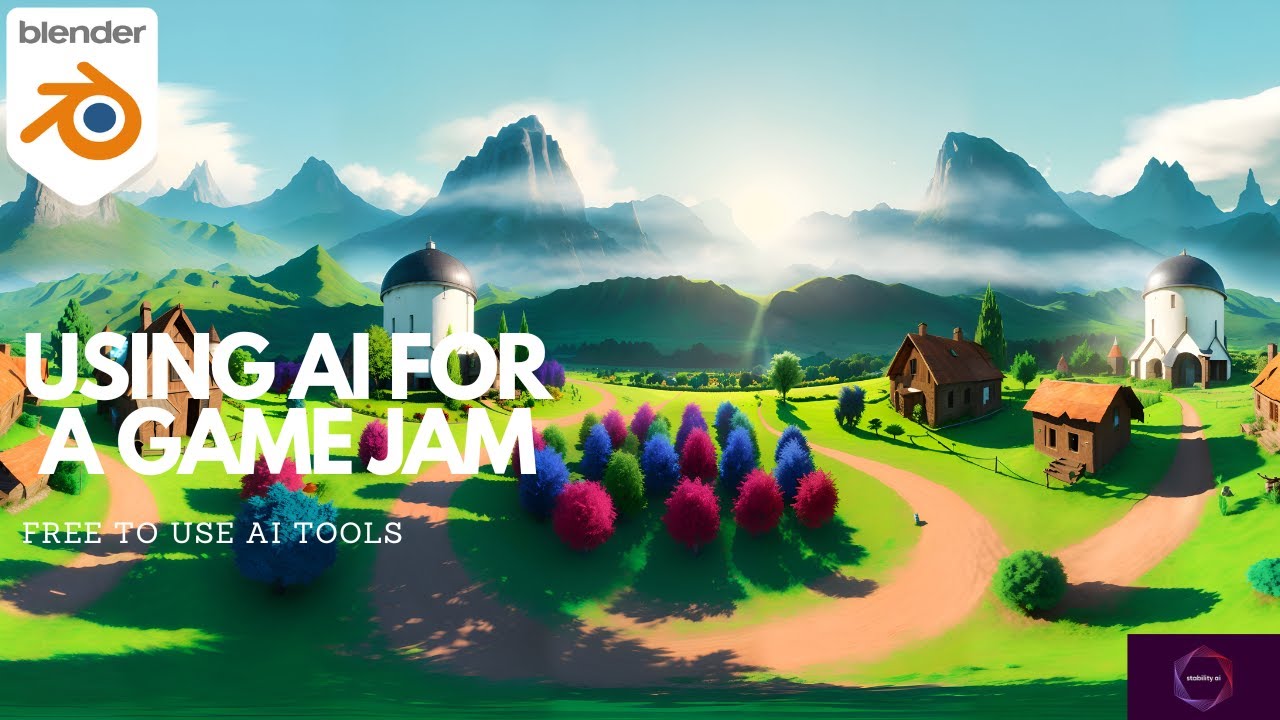 How I used Ai and Blender for a game jam - YouTube