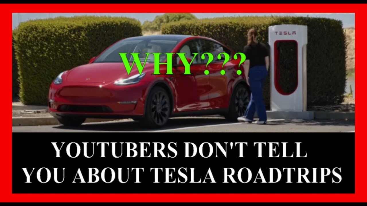 What Youtubers Don't Tell You About Their Tesla Road Trips - YouTube