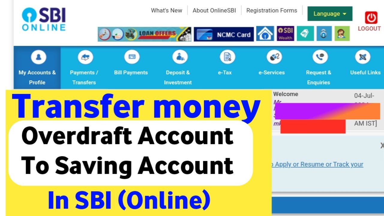 How To Used Overdraft Account Money 💰How To Transfer Money From ...