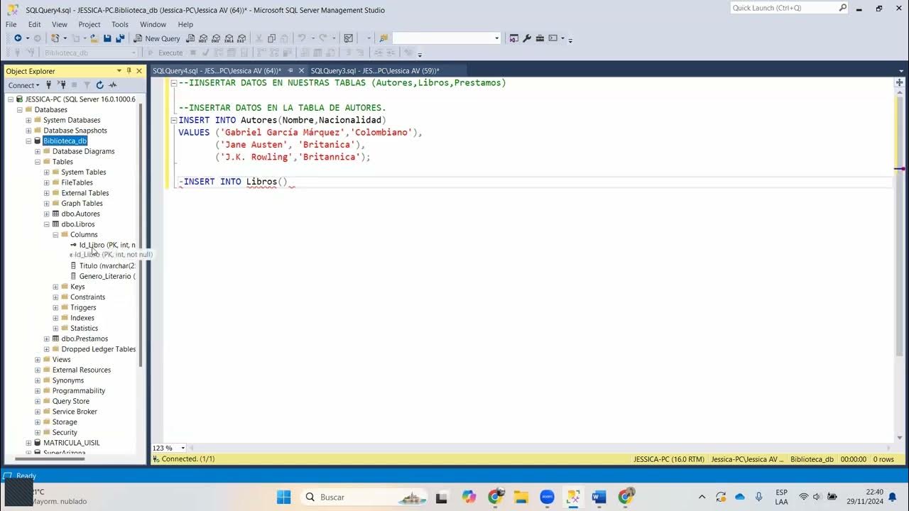 Cómo Insertar Datos en SQL Server: Tutorial Fácil y Paso a Paso - YouTube