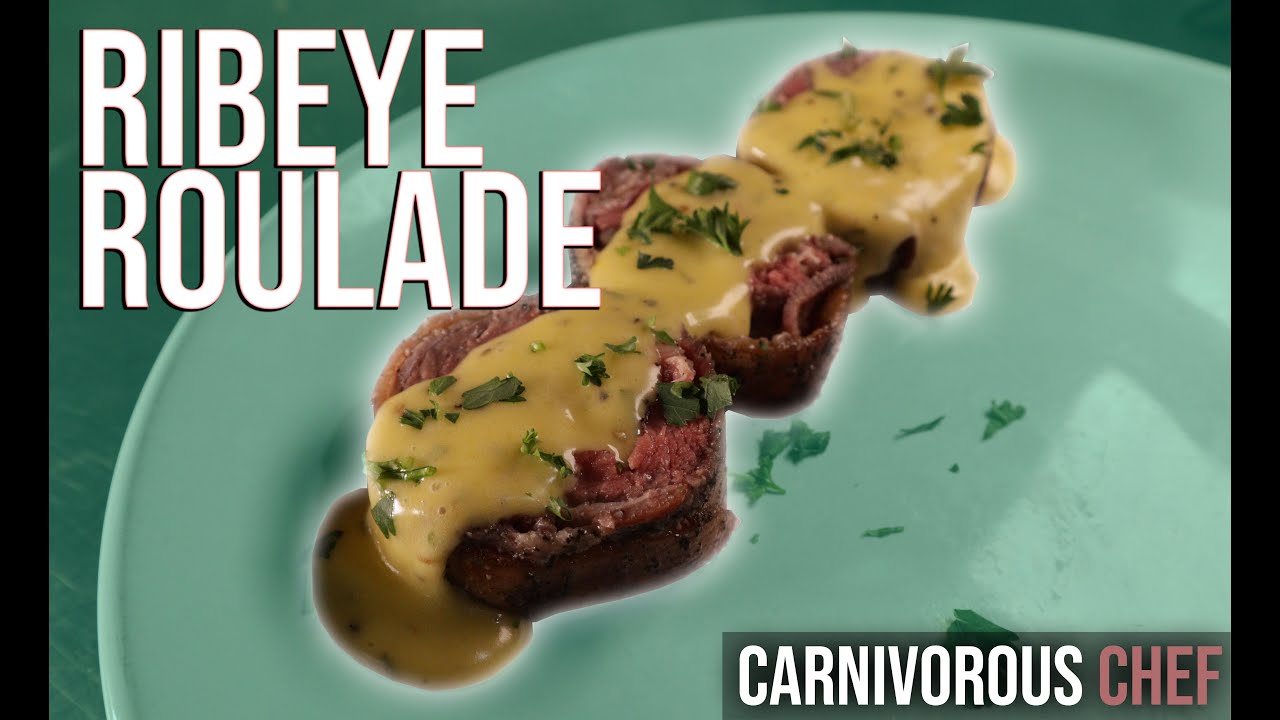 Blue Cheese Ribeye Roulade for the [Carnivore Diet] - YouTube