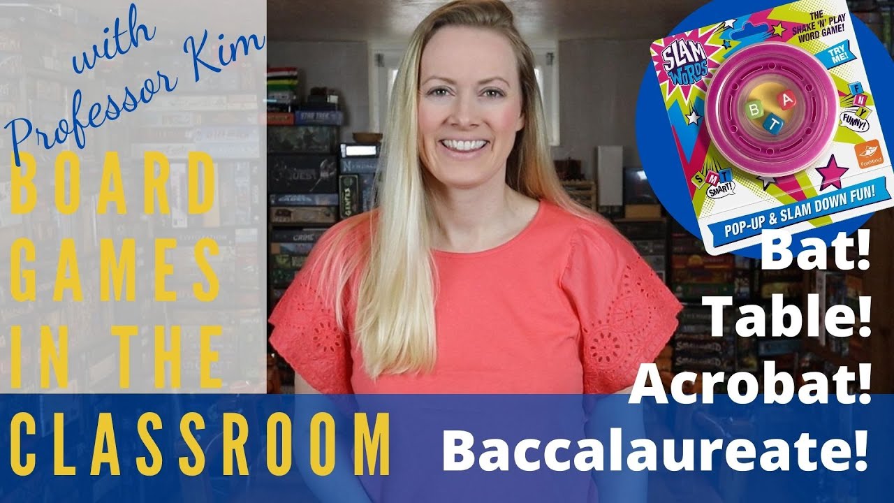 SLAM WORDS! Learn How to Bring Board Games into the Classroom in this ...