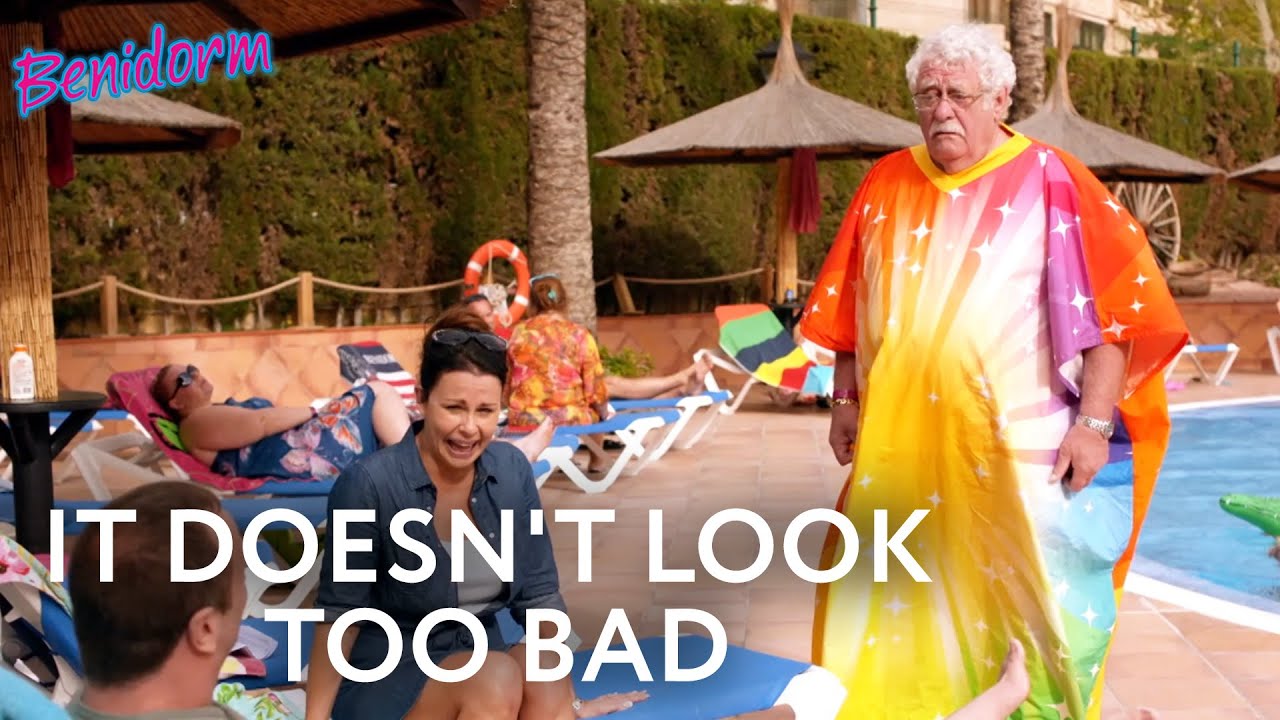 What does Eddie Dawson disguise himself as? | Benidorm - YouTube