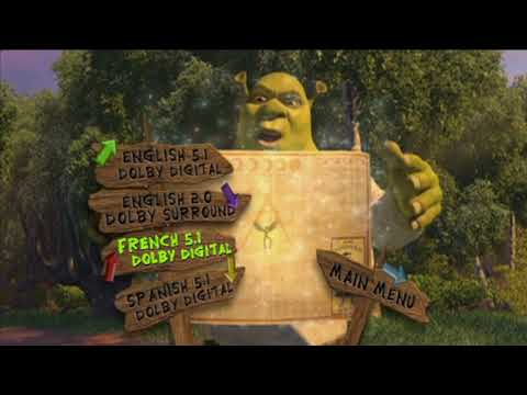 Shrek 3-D DVD Menu Walk through