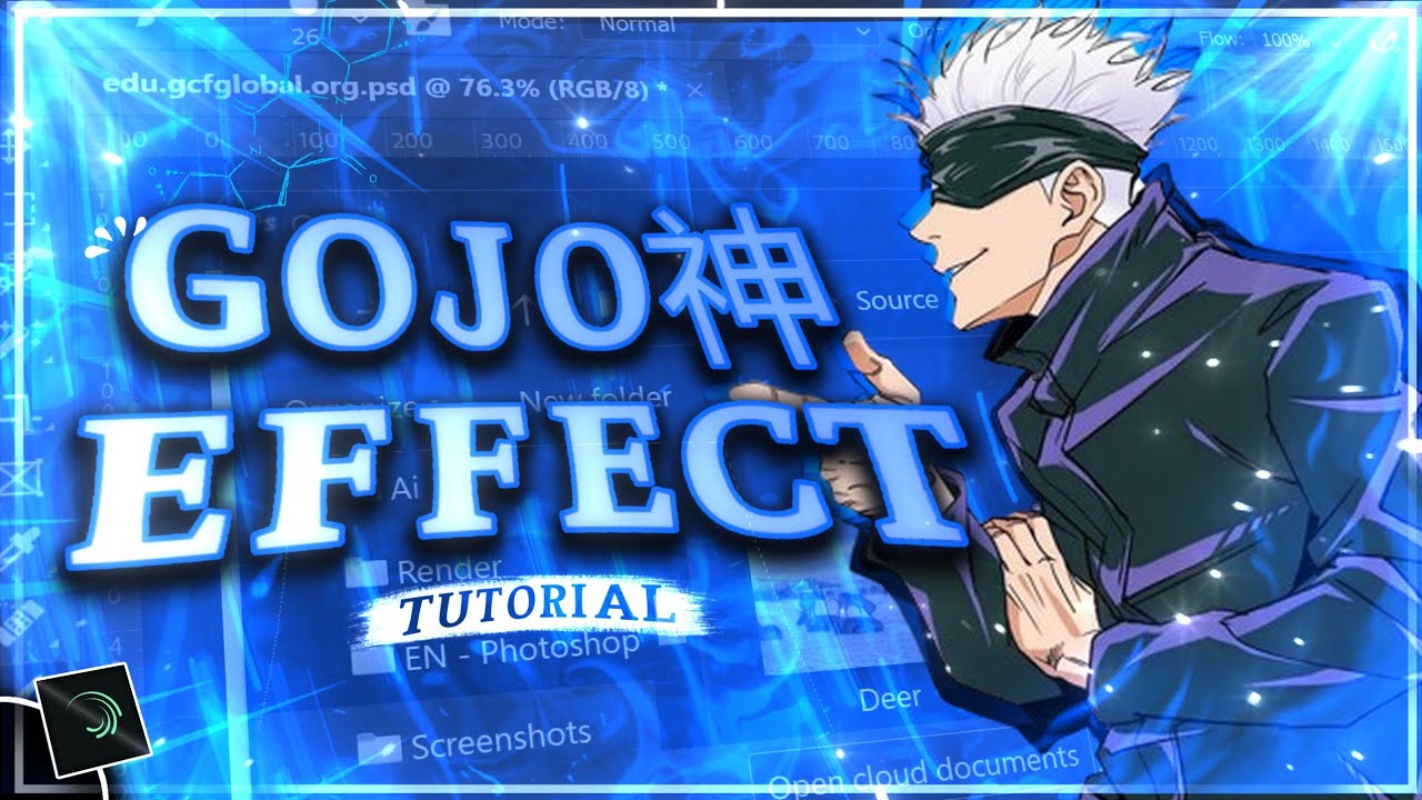 How to make Vertical Glitch Effect Like ' GOJO神 ' |Alight Motion ...