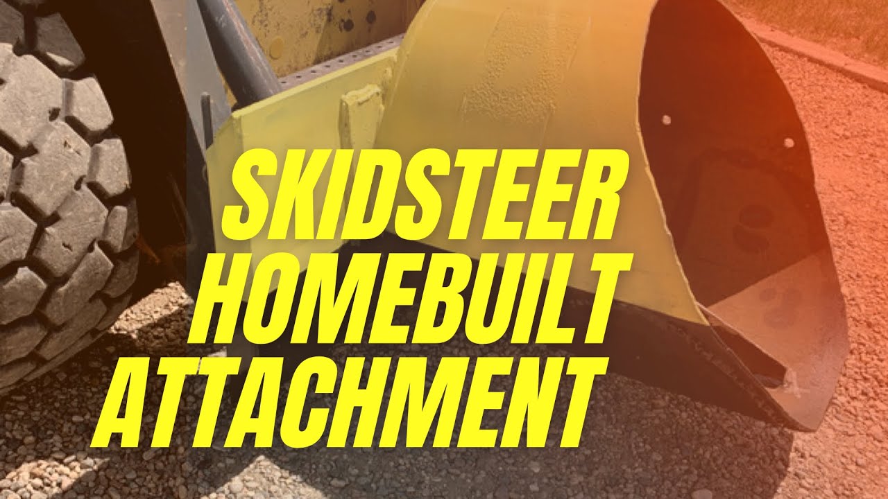 Skid steer attachment home built - YouTube