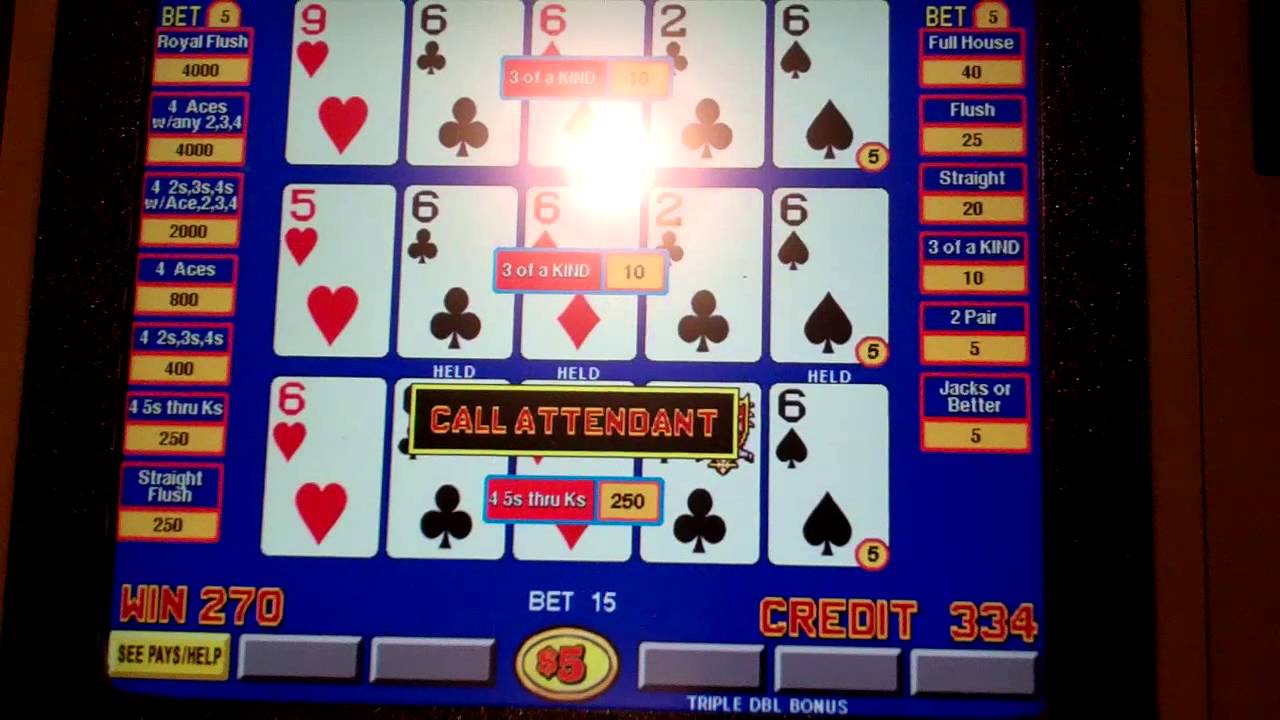 video poker jackpot - YouTube