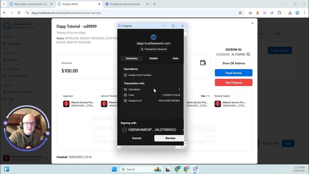 Milestone Completion Process - Trustless Work Dapp Tutorial - YouTube