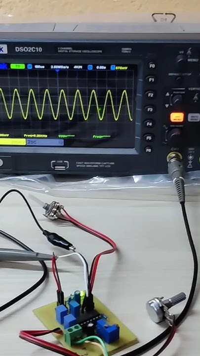 Diy Function generator using xr2206 ic - YouTube