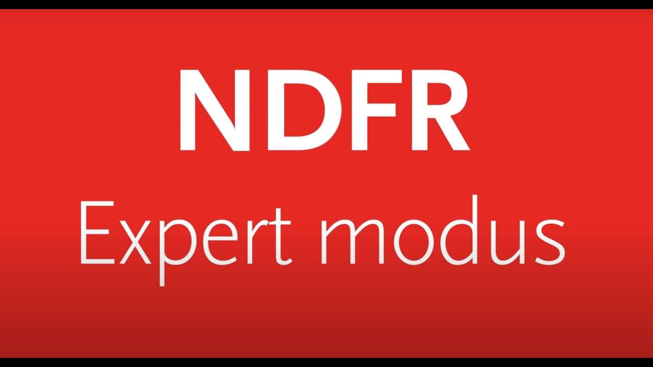 Instructievideo: expert zoeken binnen NDFR - YouTube