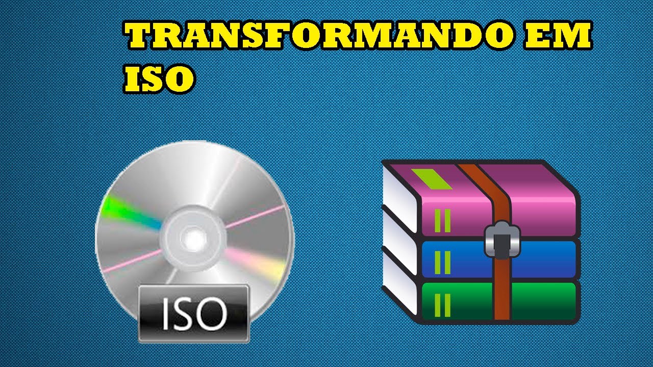 Mago Ensina: Como Transformar Arquivos em ISO pelo Win-Rar - YouTube