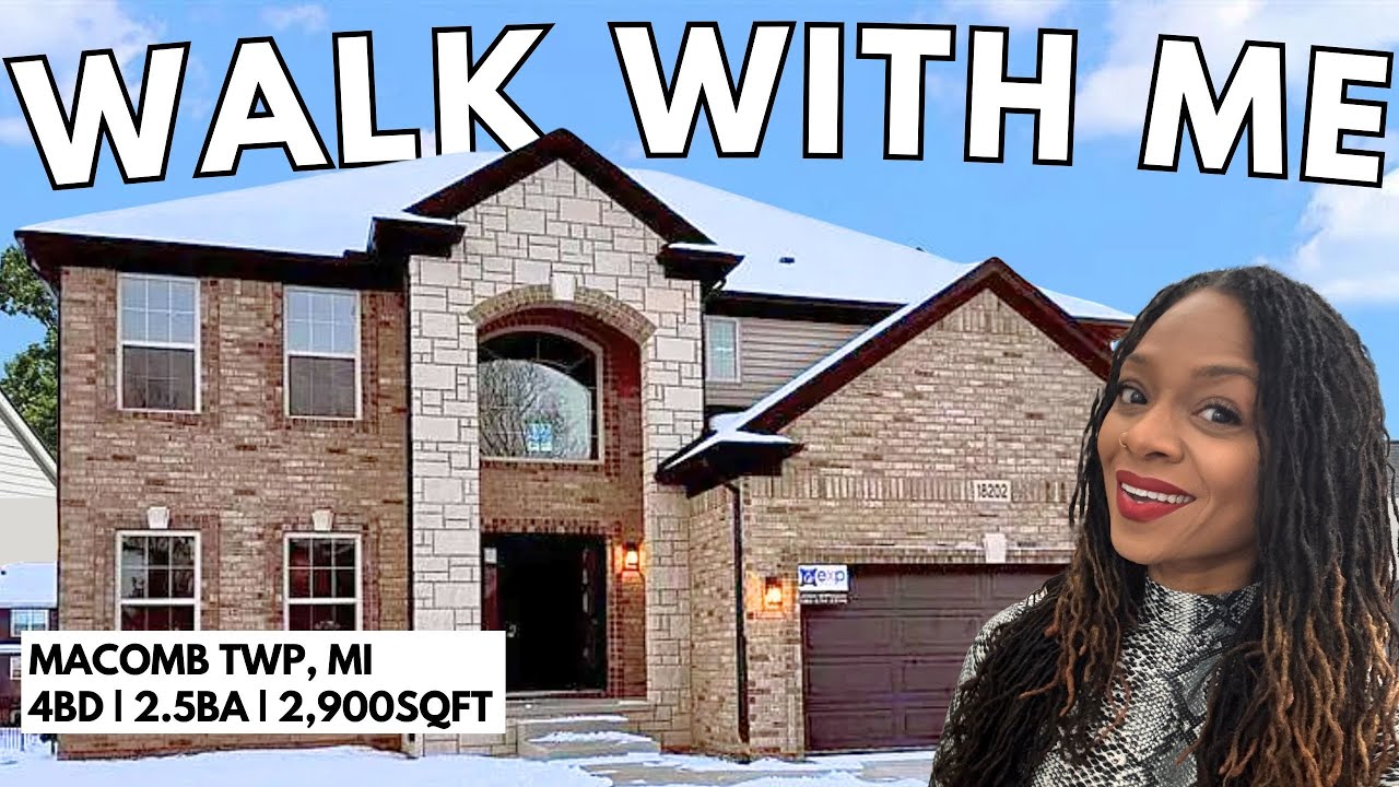 New Construction Home Tour in Macomb Twp, MI | Move-in READY! | Acadia Home Builders - YouTube