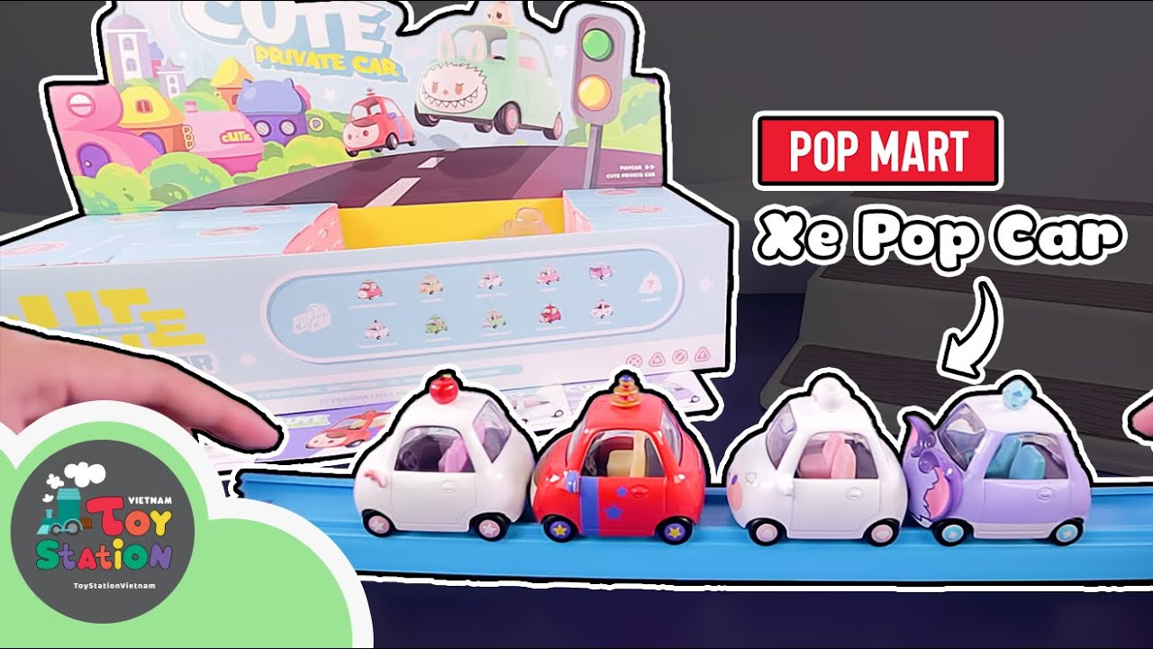 Mở hộp Pop Car xinh nhẹ mix nhiều nhân vật của thế giới Pop Mart ...