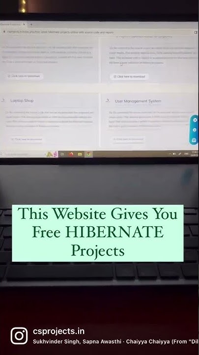 Free HIBERNATE Projects for CS Projects - YouTube