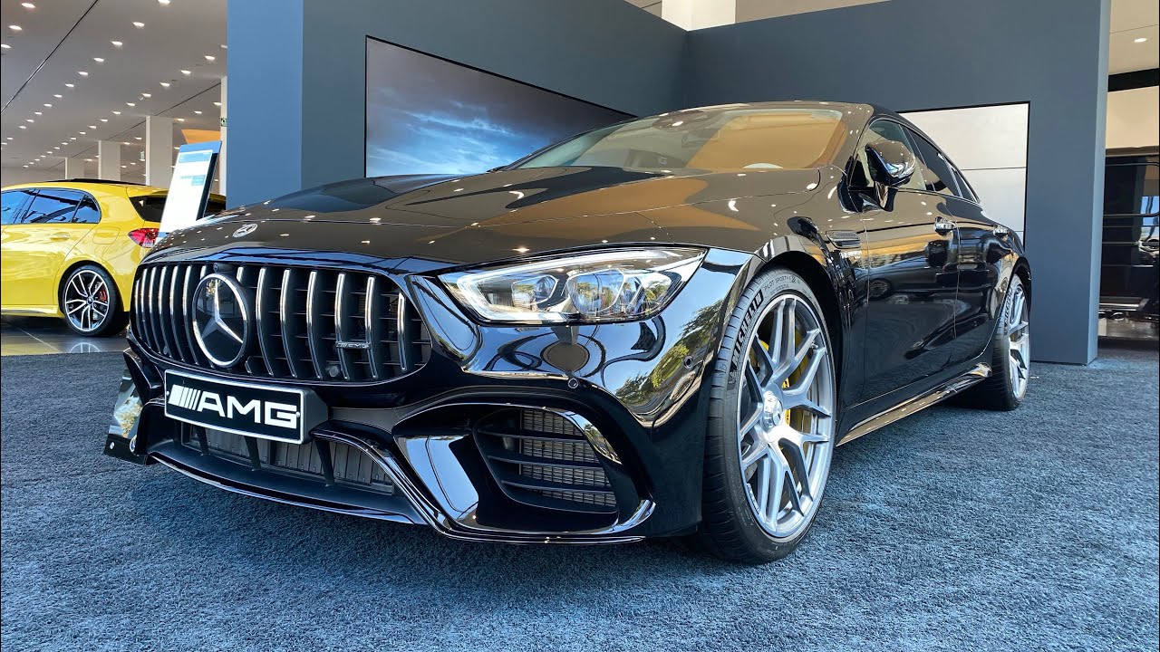 Black Mercedes GT63S AMG Interior And Exterior close Look (4K ...