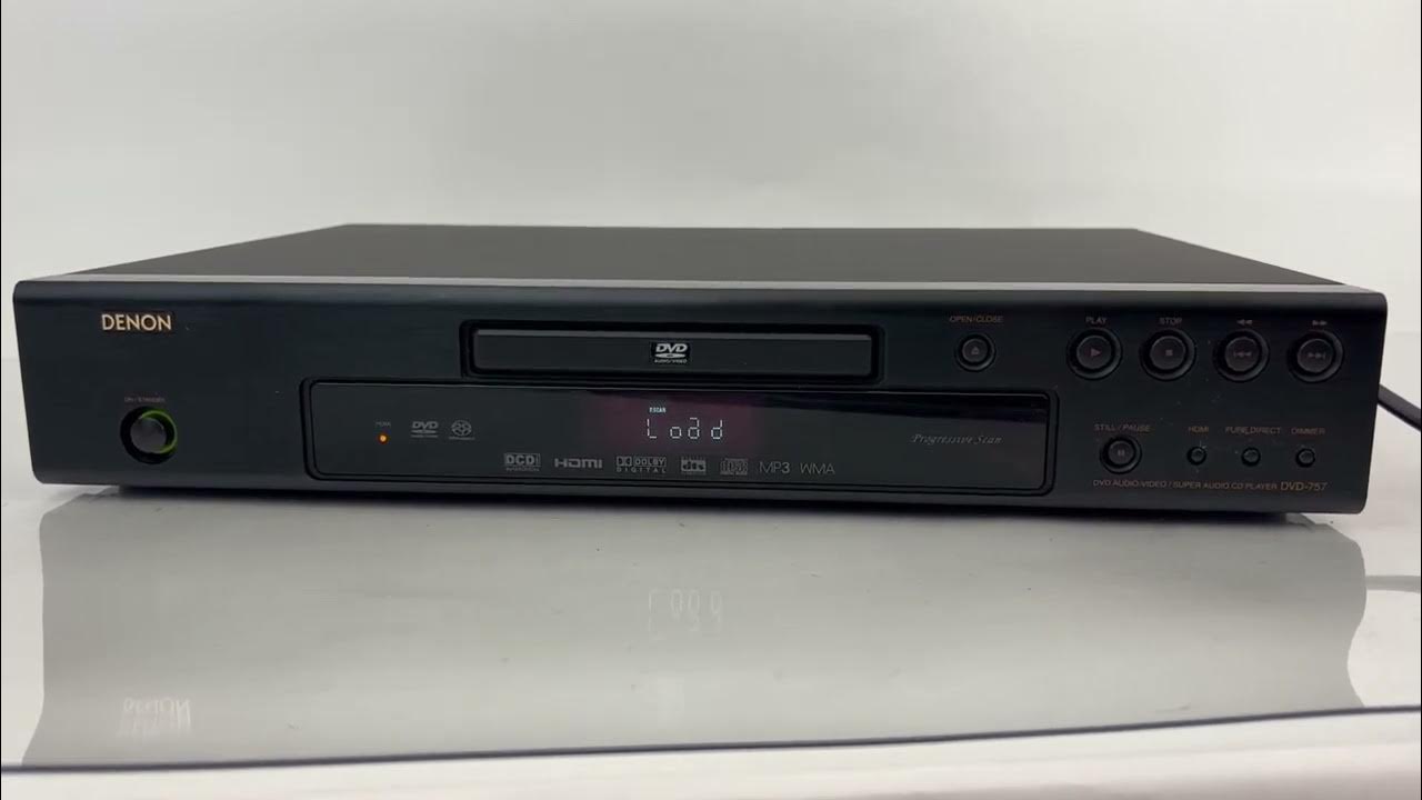 Denon DVD-757 DVD Audio-Video/Super Audio CD SACD Player - YouTube
