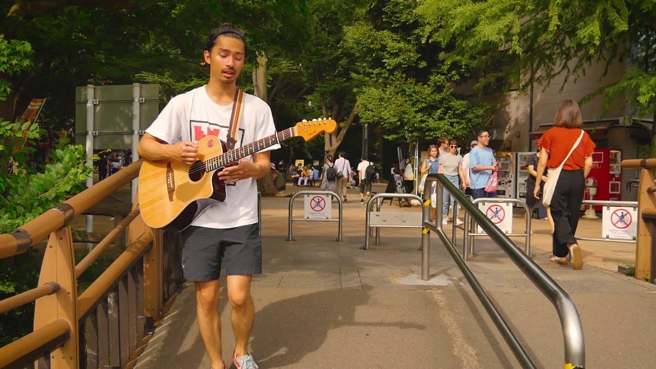 Chris Baluyut - Dogs (Damien Rice cover) [Filmed in Inokashira Park ...