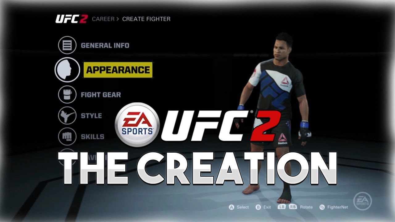 UFC 2 - MY CUSTOM CHARACTER IS A BEAST!! - YouTube