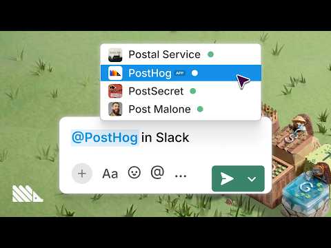 Tag @PostHog in Slack