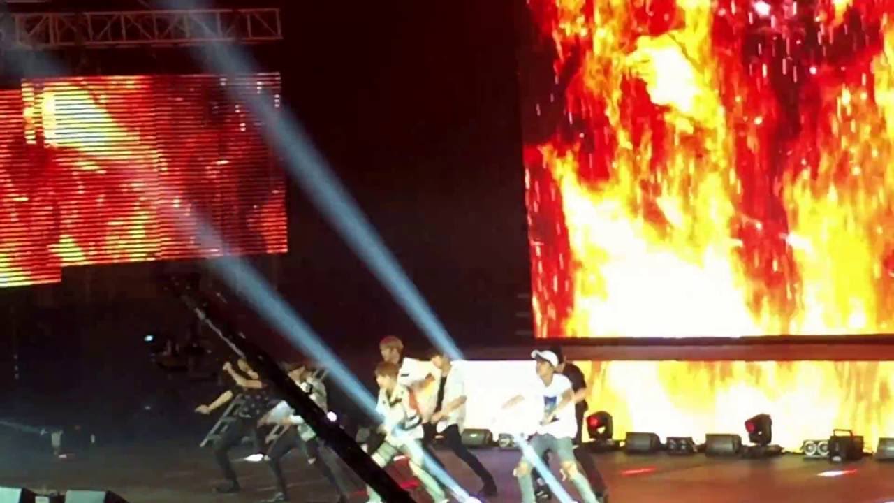 MBC Music Show Champion in Manila BTS Fire and Save Me - YouTube