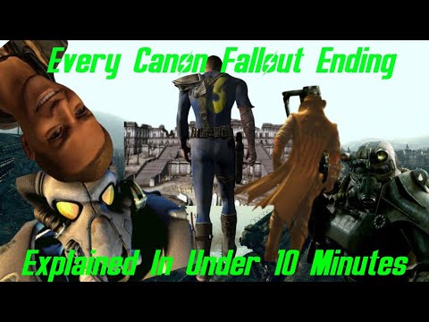 Every (possible) Canon ending to the Fallout Games Explained - Fallout ...