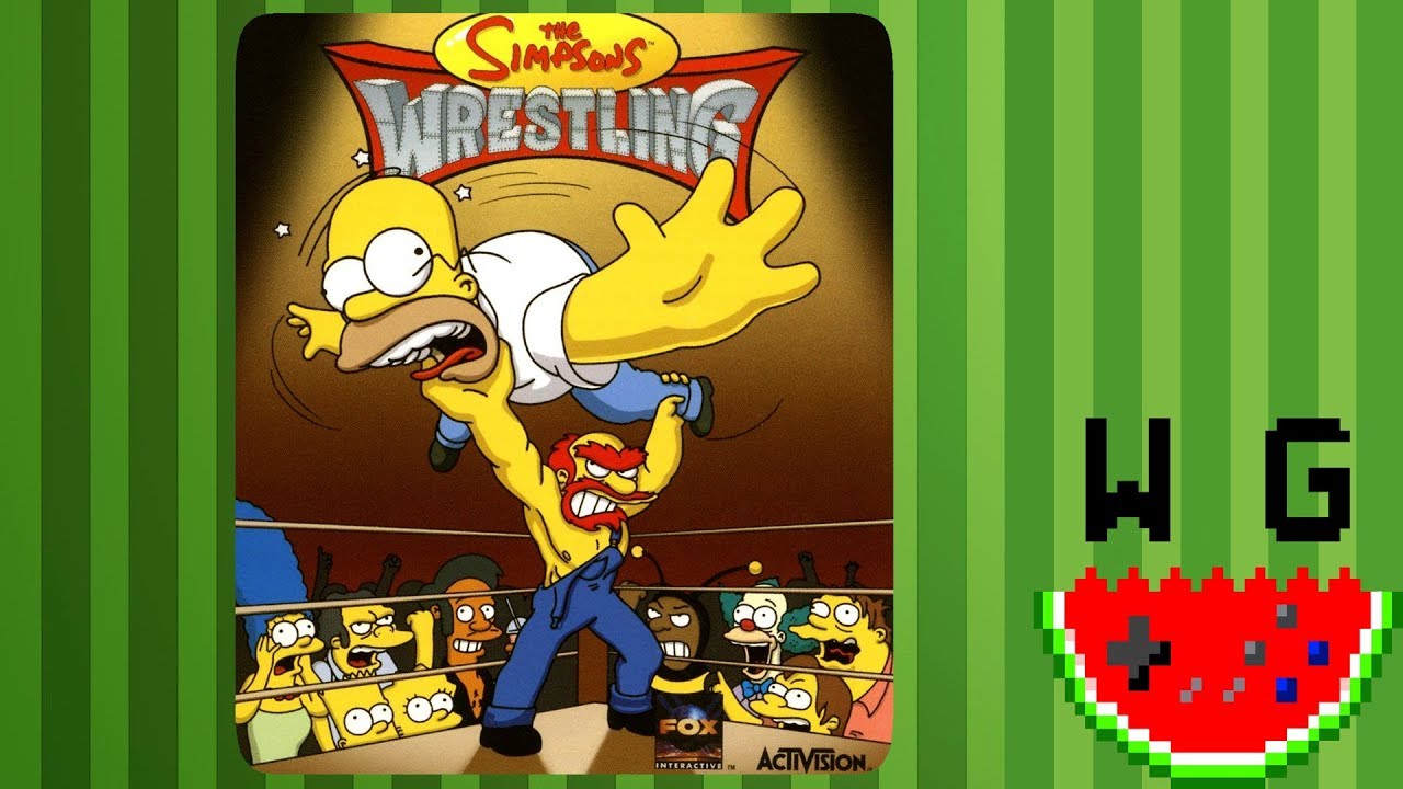 The Simpsons Wrestling "Watermelon Gameplays" - YouTube
