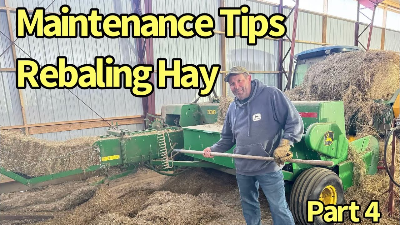Rebaling Equipment Part 4: Baler Maintenance - YouTube