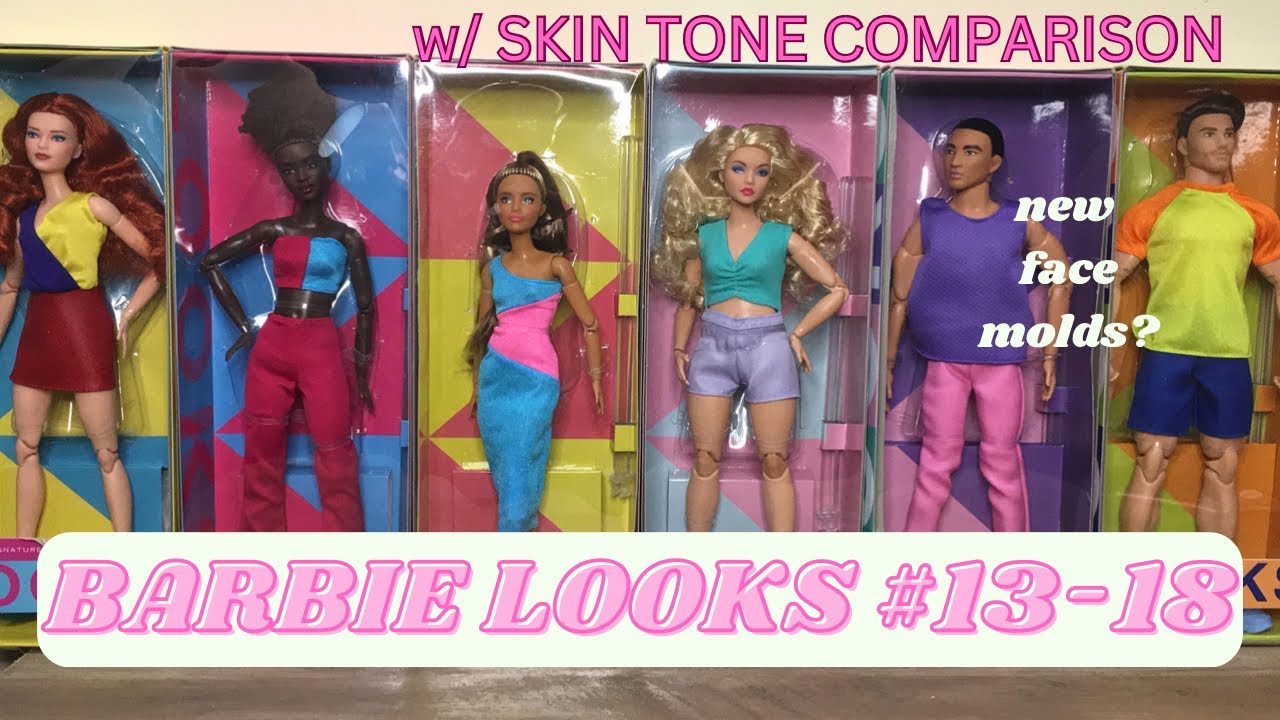 Barbie Looks 13-18 Unboxing and Review - YouTube