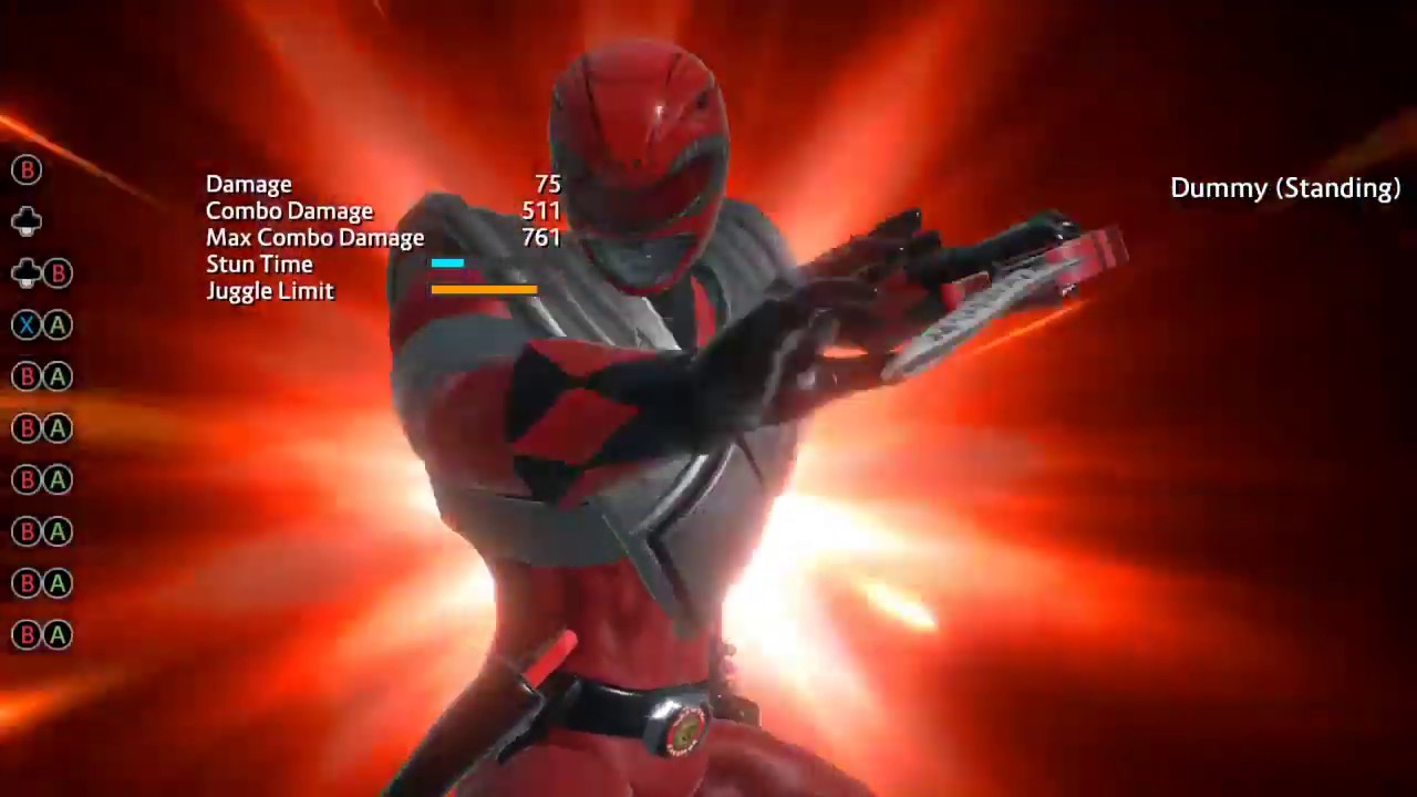 Jason Lee Scott w/ Kat Manx Assist 26 Hit Combo - Power Rangers: Battle ...