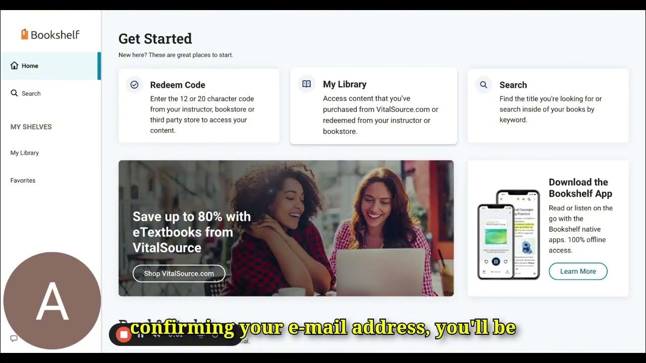 How to set up your ebook account in VitalSource - YouTube