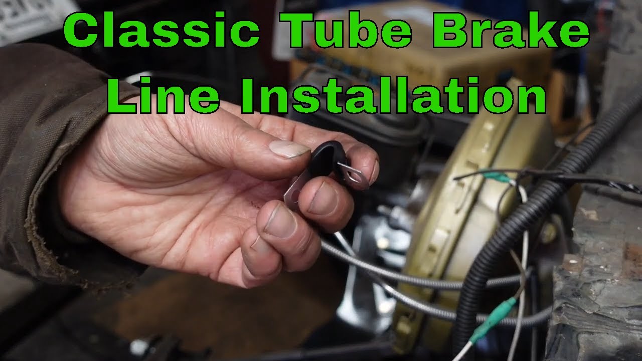 Classic Tube Brake line Installation - 1968 GTO - YouTube
