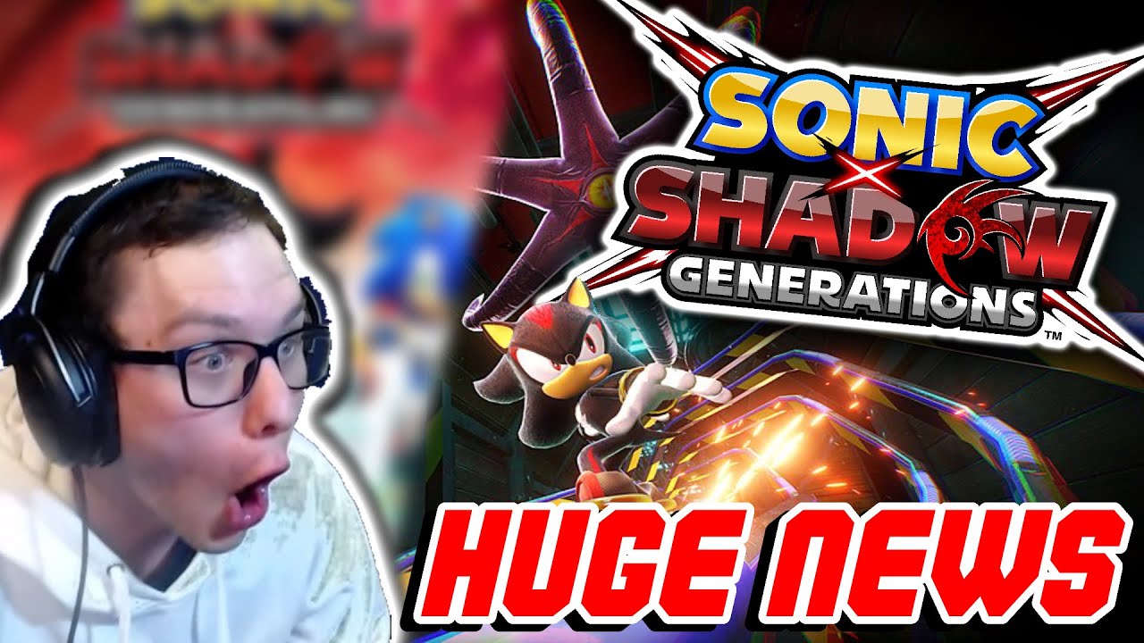 Sonic X Shadow Generations - Box Art, New Shadow Lore, Pre Order Bonus ...