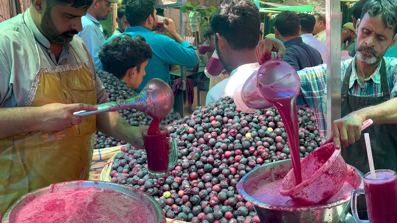 Amazing Phalsa Juice Making | The Most Refreshing Falsa Juice in Summer ...