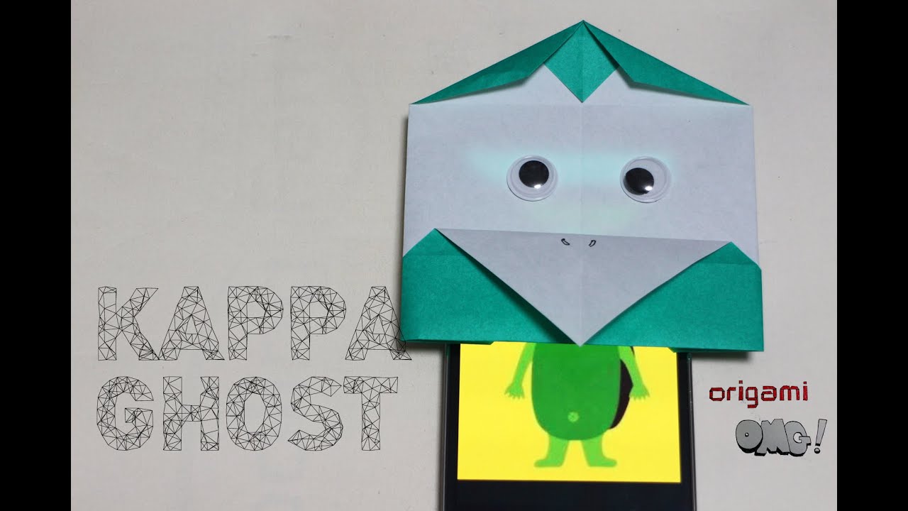 วิธีพับกระดาษ ง่ายๆ - "ผีญี่ปุ่น กัปปะ" | Easy but cool Origami ...