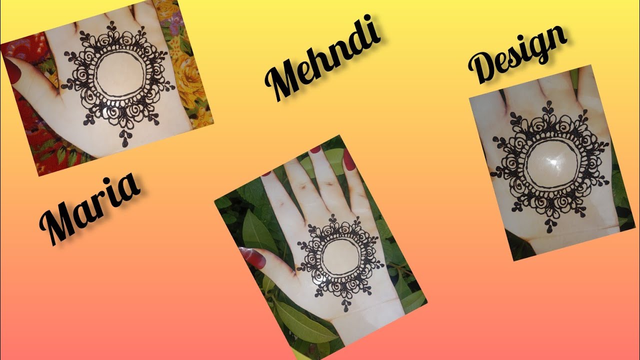 simple Goal Tikki //henna mehndi design !! - YouTube