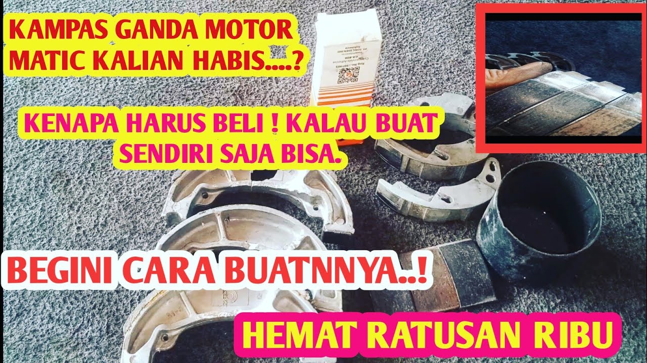 CARA BUAT KAMPAS GANDA MOTOR MATIC YANG BENAR ‼ Hemat Ratusan Ribu @APM ...