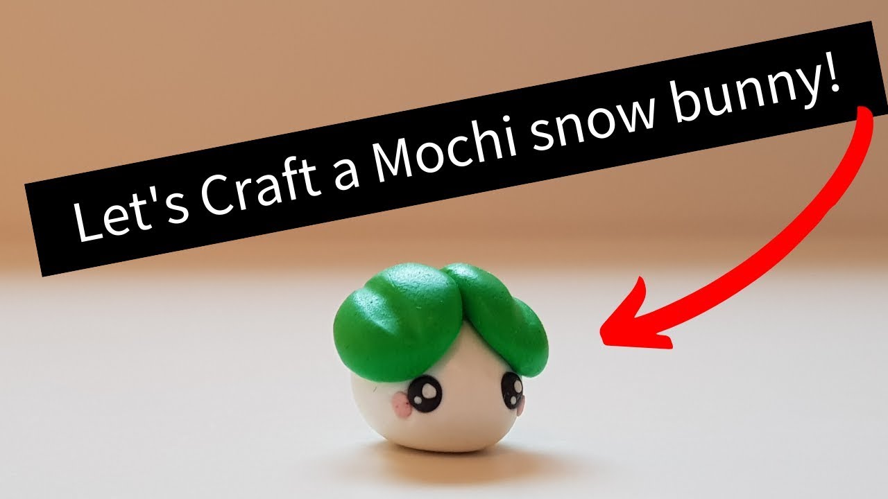 Handmade DIY Mochi Snow Bunny Charm │ Let's Craft │ Polymer Clay - YouTube