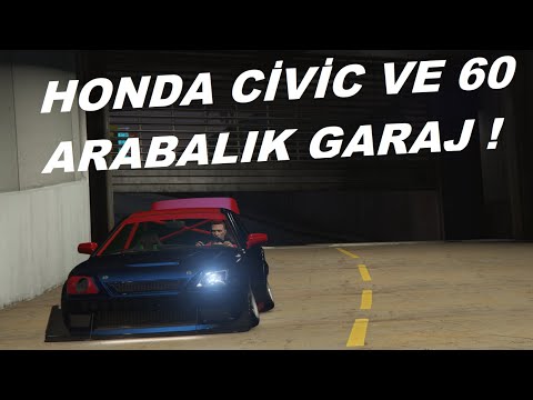 Gta5 online 60 arabalık garaj ve honda civic modifiye#9