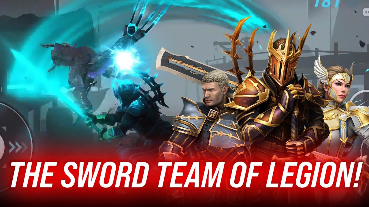 Sword Team of Legion 🔥 - Met A Famous Youtuber - Shadow Fight Arena ...